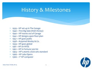 HP - Company Overview | PDF
