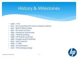 HP - Company Overview | PDF