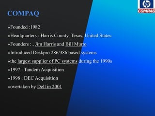 Hp compaq final | PPT