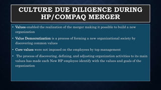 HP Compaq Merger | PPTX
