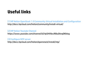 HP Helion OpenStack Community Edition Deployment | PPT