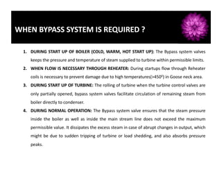 HP LP Bypass system of 110 MW Steam Turbine | PDF