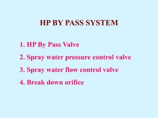 Hp/ lp bypass system for steam turbines | PDF