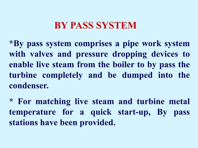 Hp/ lp bypass system for steam turbines | PDF