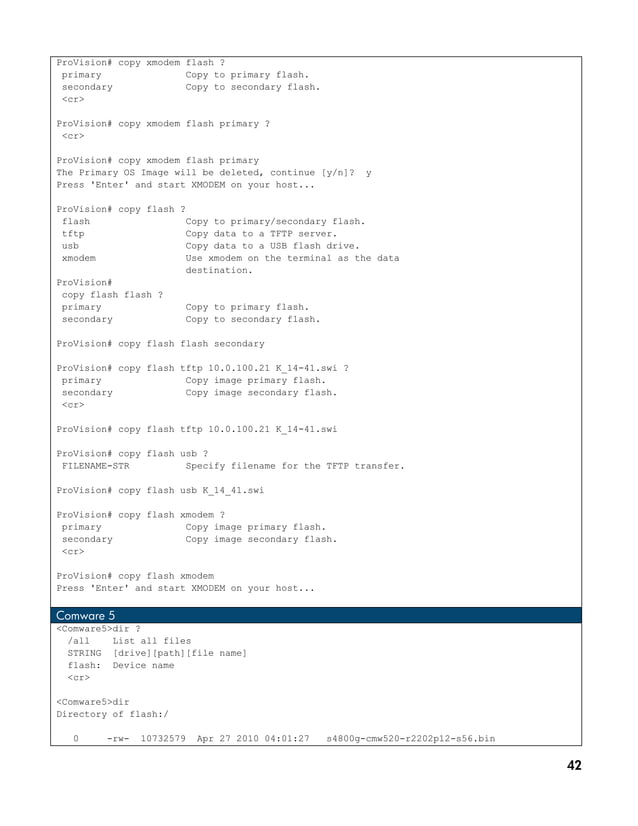 Hp networking-and-cisco-cli-reference-guide june-10_ww_eng_ltr | PDF ...
