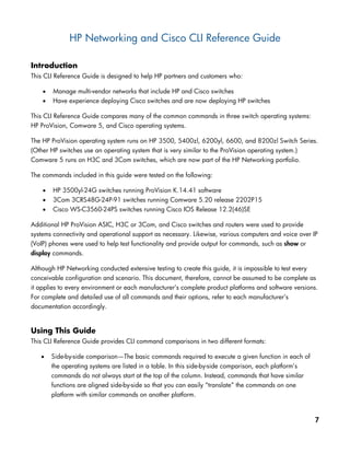Hp networking-and-cisco-cli-reference-guide june-10_ww_eng_ltr | PDF