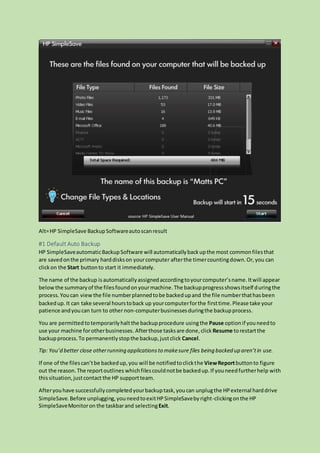 Hp simplesave | DOCX