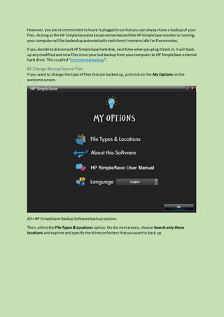 Hp simplesave | DOCX