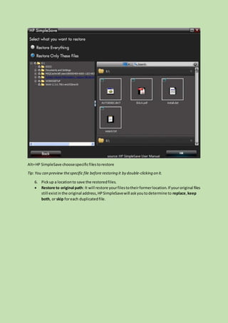 Hp simplesave | DOCX