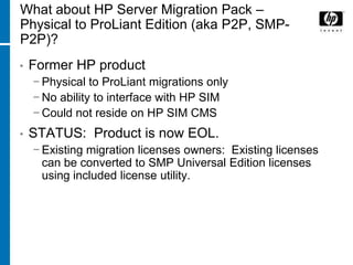 HP Universal Server Migration Pack - Magnus Wetterberg.ppt