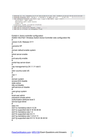Hp0 y39 question answers | PDF | Computer Networking | Computing