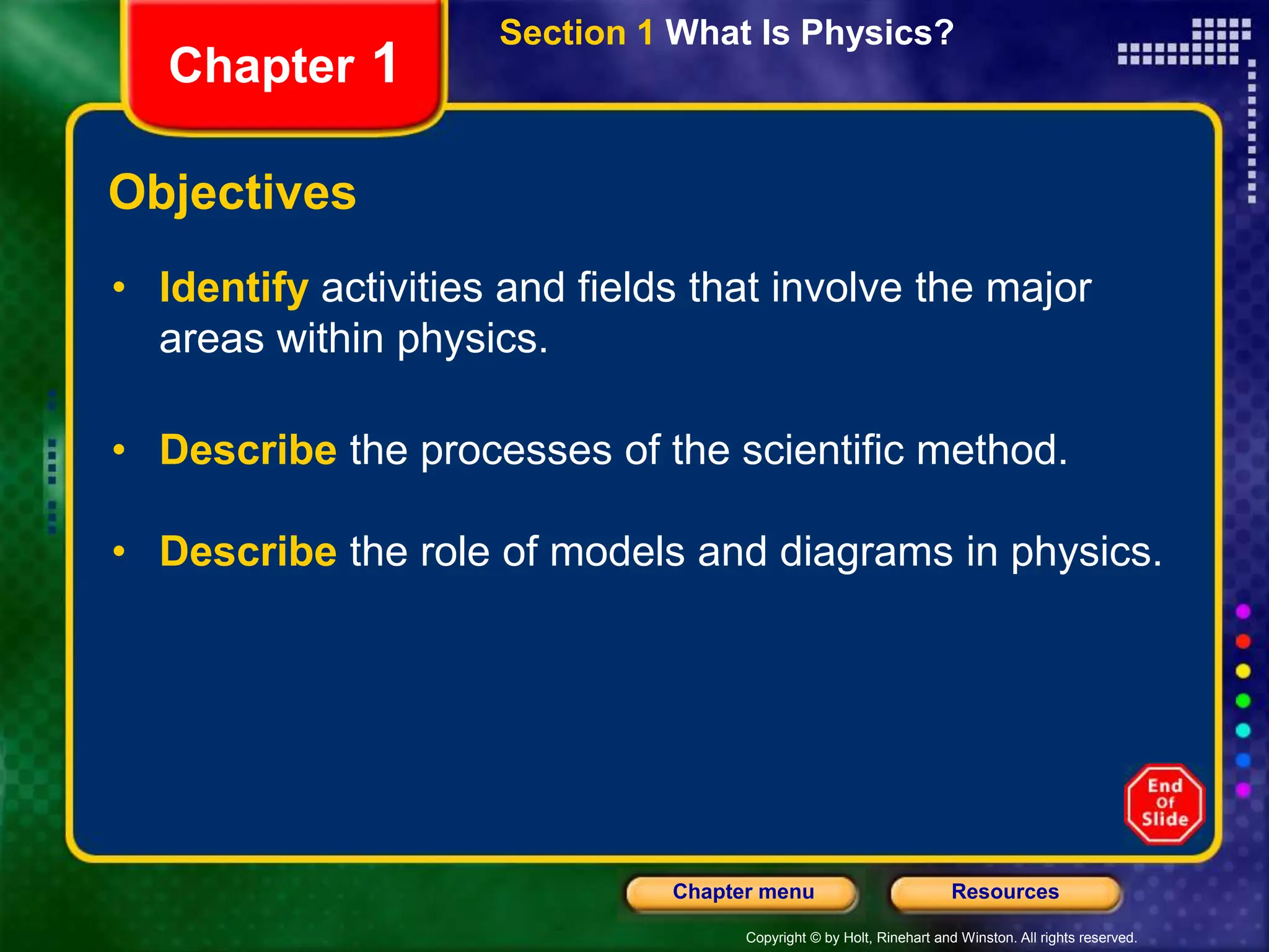 ch 1 Holt physics for science and agriculture | PPTX