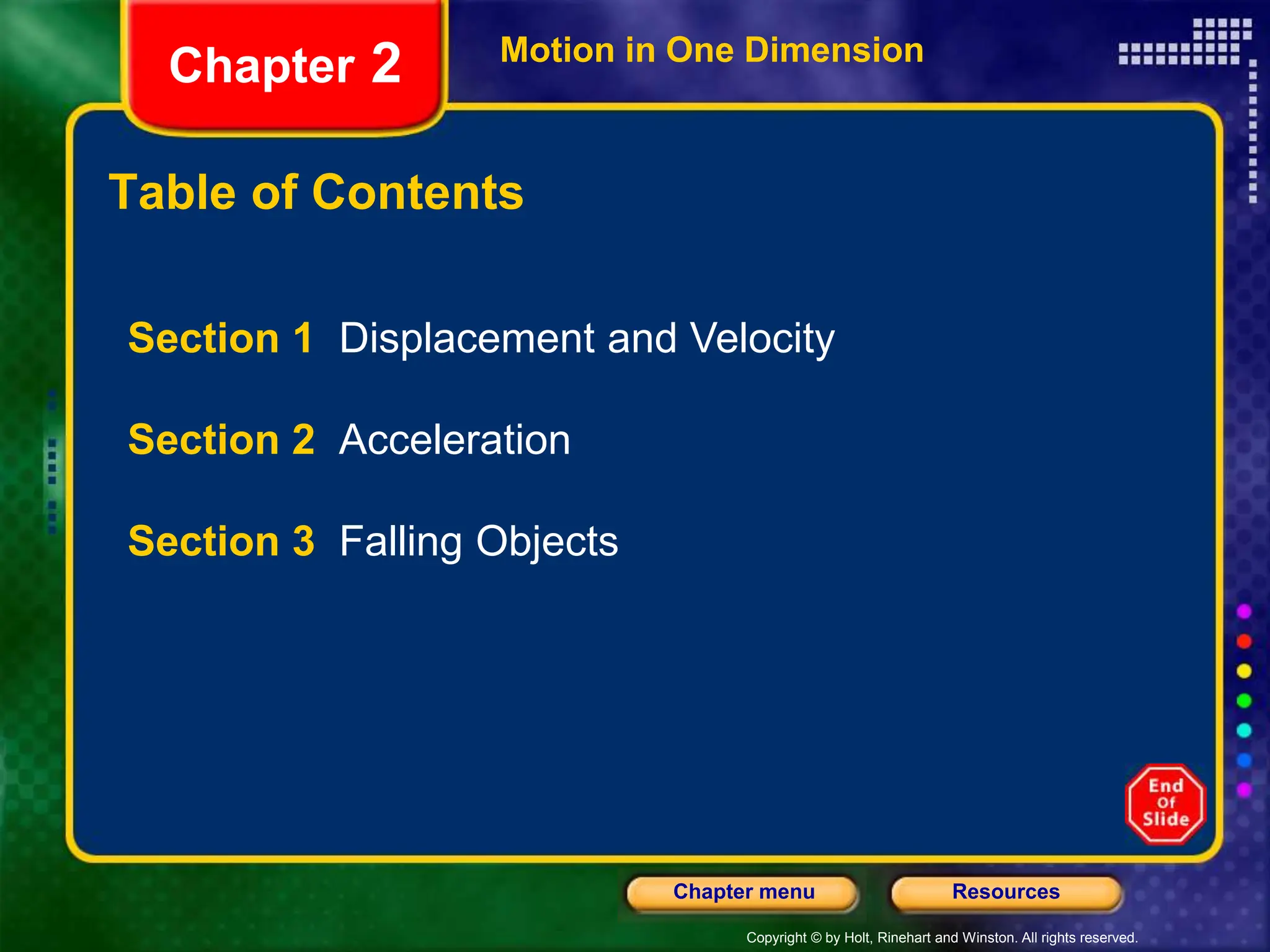 ch 2 Holt physics for scientist and agriculture | PPT