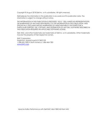 20+ Million Records a Second - Running Kafka on Isilon F800 | PDF