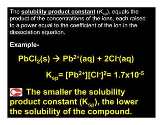 Lecture 18.3- Solubility | PDF