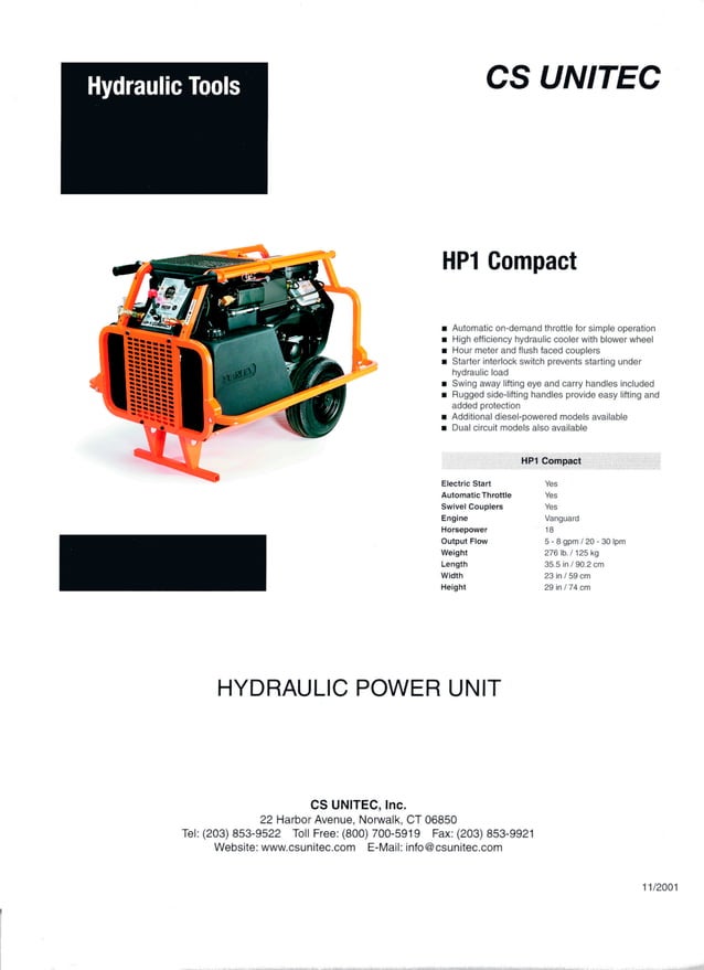 CS Unitec HP1 Compact | PDF