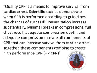 HIGH PERFORMANCE CPR, SEATTLE STYLE! | PPTX