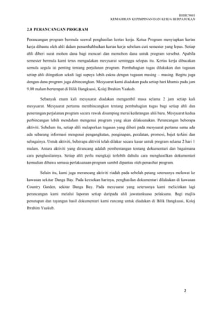 HP6 : Leadership and Teamwork | PDF