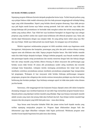 HP6 : Leadership and Teamwork | PDF