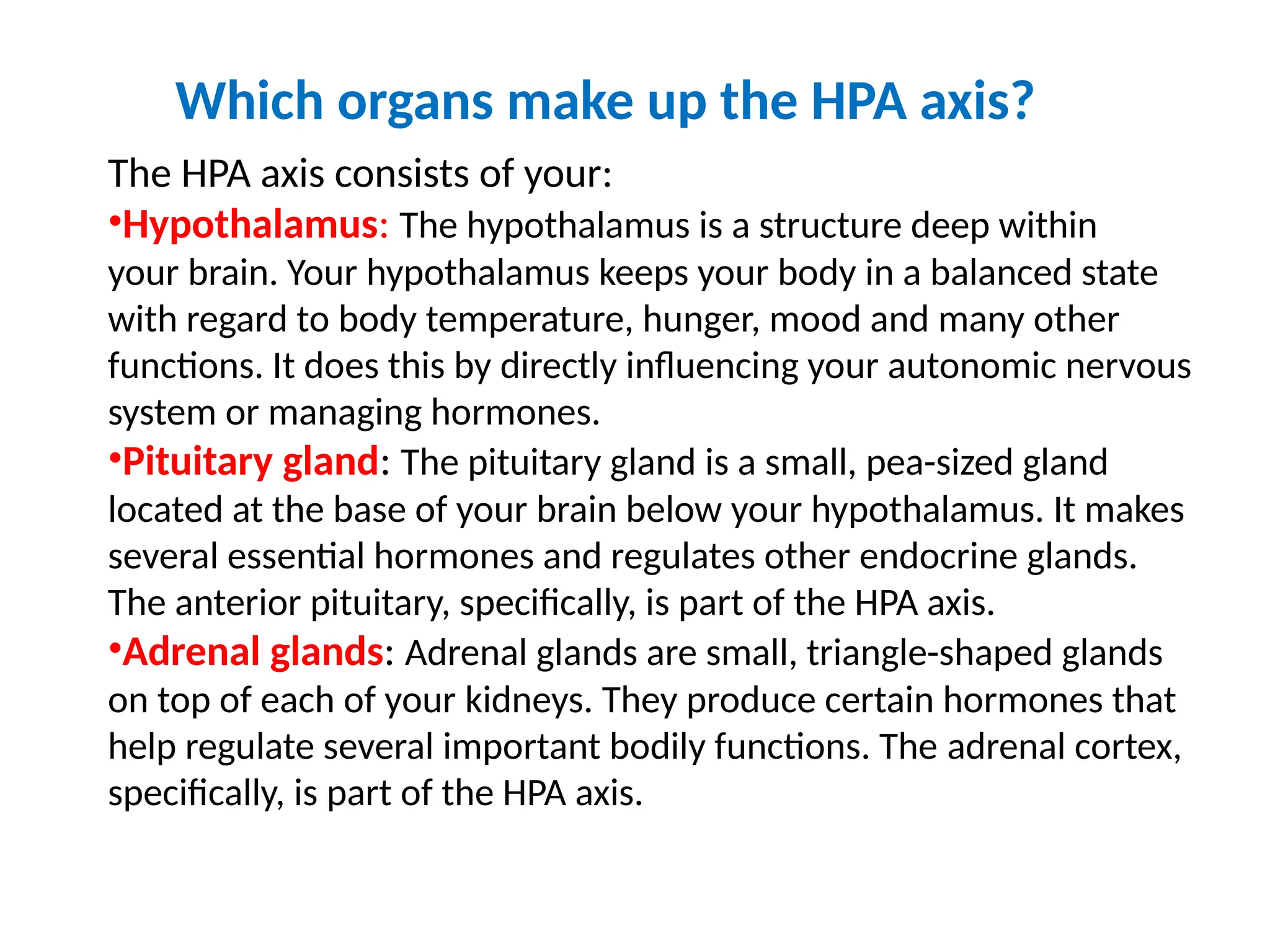 HPA Axis how to regulate body homeostasis | PPTX