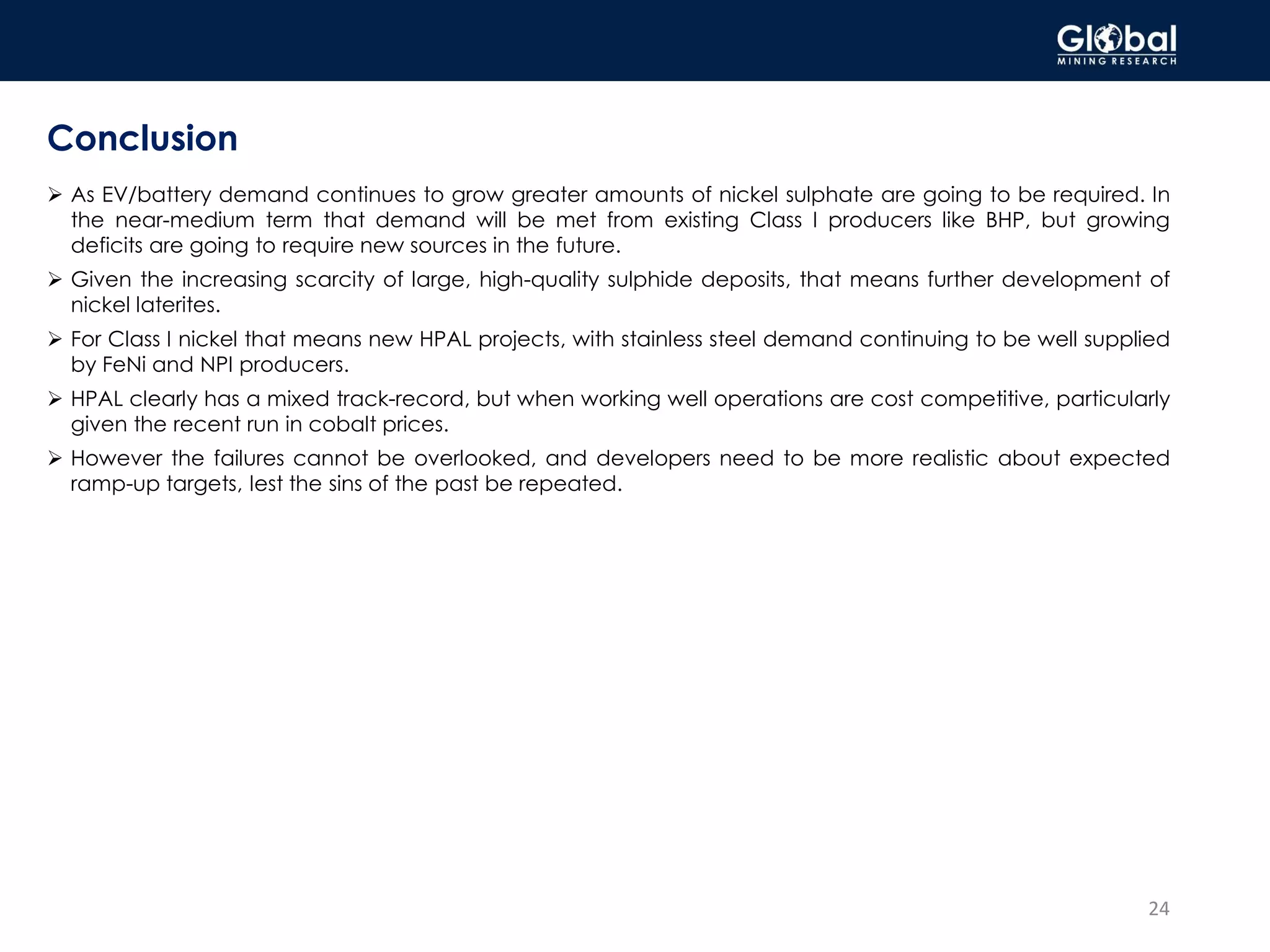 Global Mining Research - HPAL: Upping the Pressure | PDF
