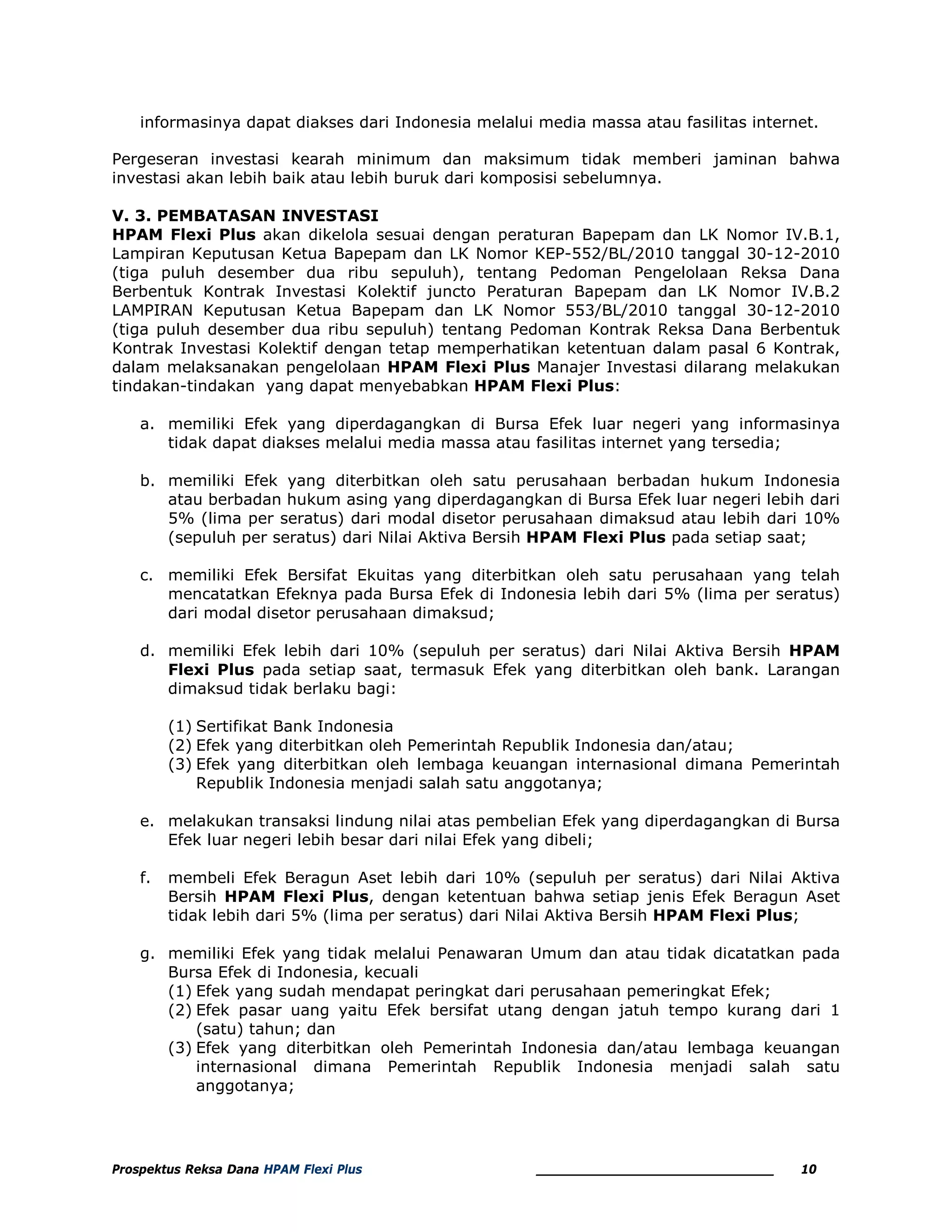 Prospectus HPAM Flexi Plus | PDF