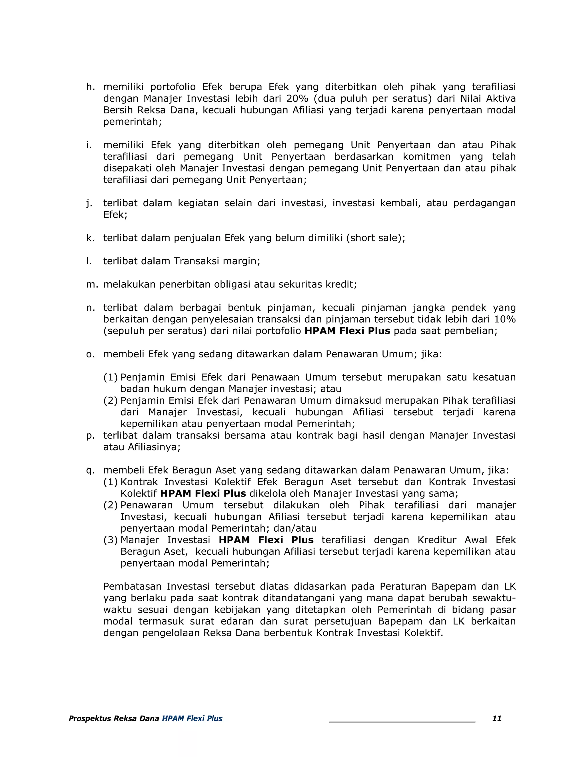 Prospectus HPAM Flexi Plus | PDF