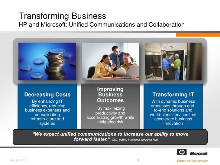 Microsoft Unified Communications – HP and Microsoft Unify Business Pr…