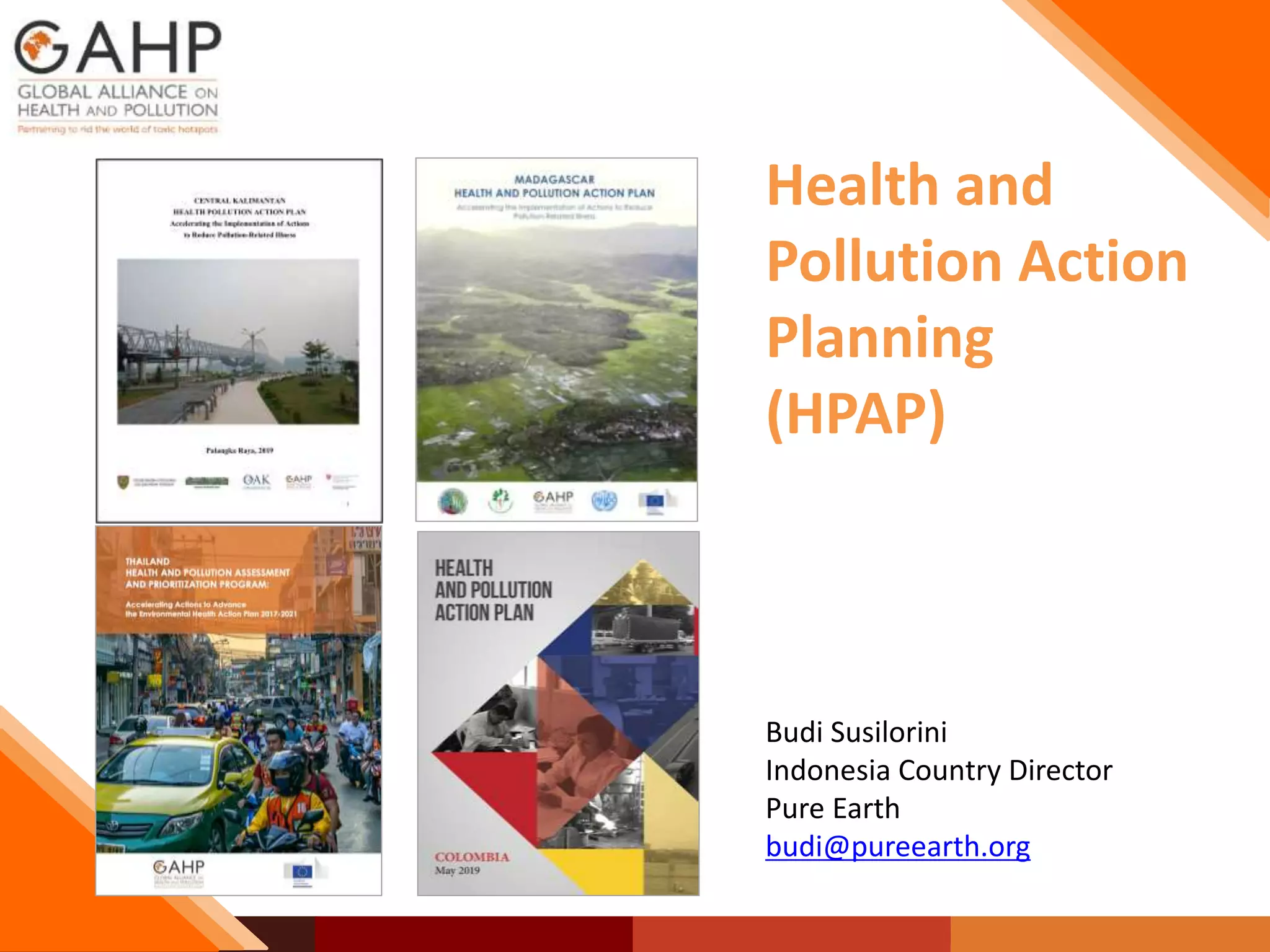 Health and Pollution Action Planning (HPAP) | PPT