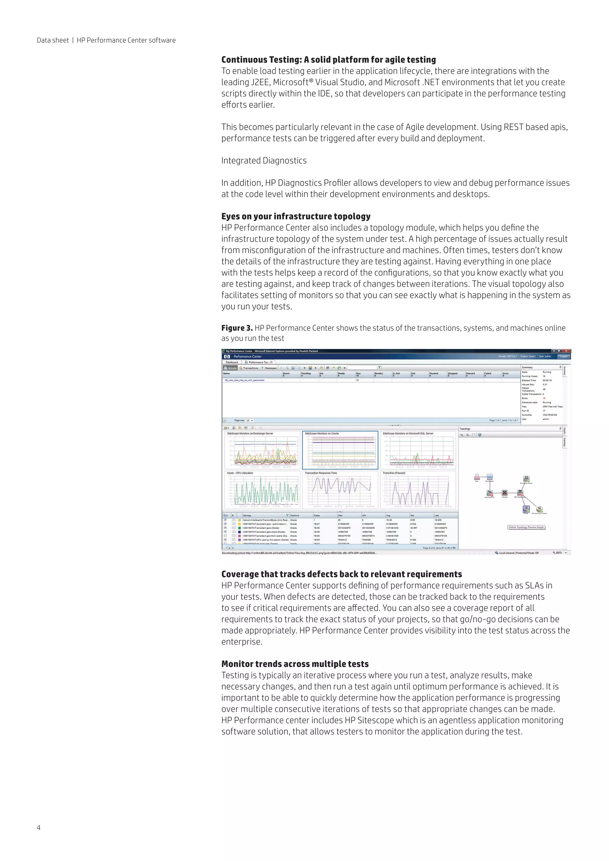 Hp application performance center software | PDF