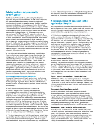 HP Project and Portfolio Management | PDF