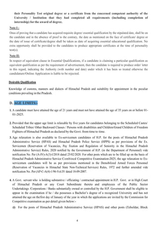 Himachal Pradesh Administrative Services Combined Competitive ...