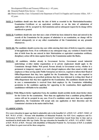 Himachal Pradesh Administrative Services Combined Competitive ...