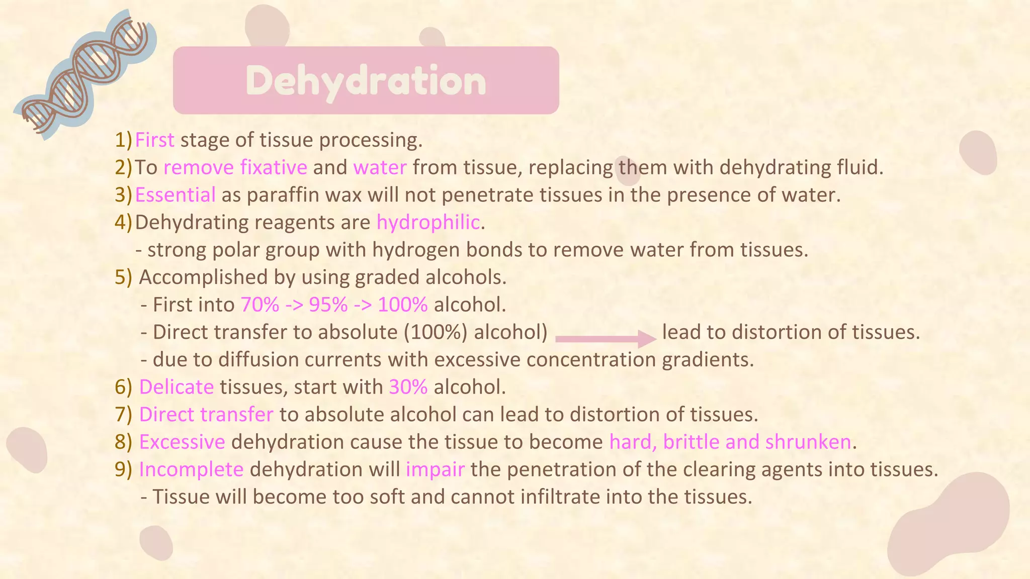 Histological Techniques: Perform Fixation and Tissue Processing | PDF