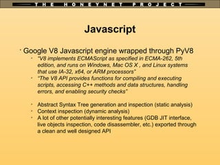 Thug: a new low-interaction honeyclient | PDF