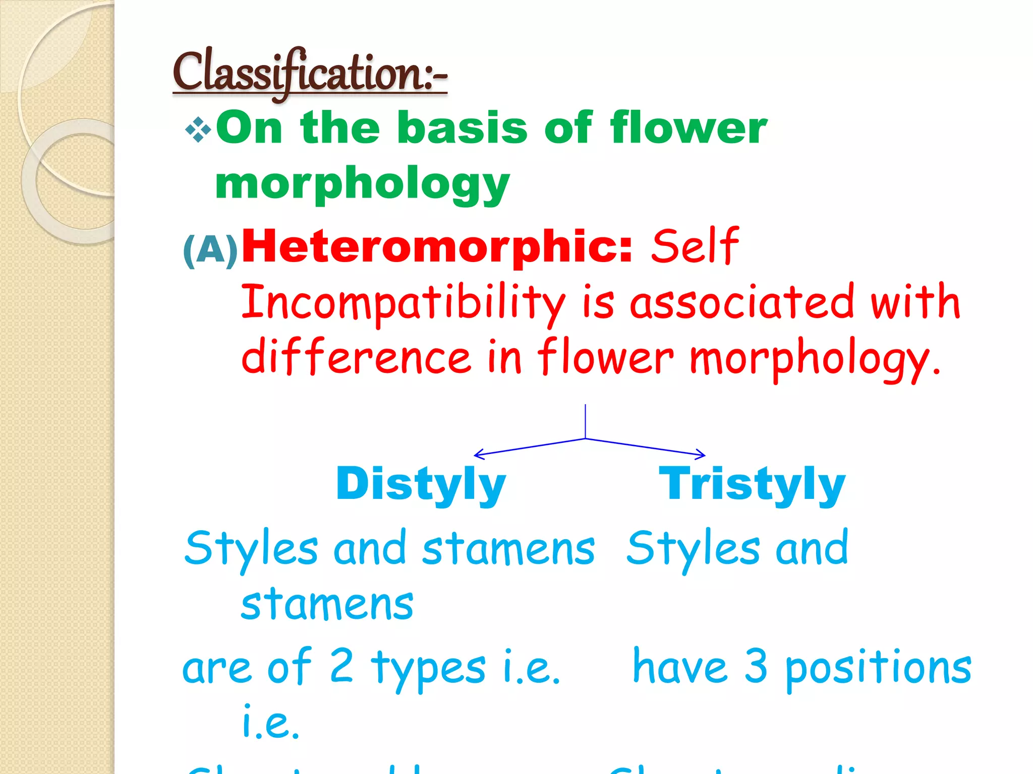 self incompatibility and male sterility | PPTX