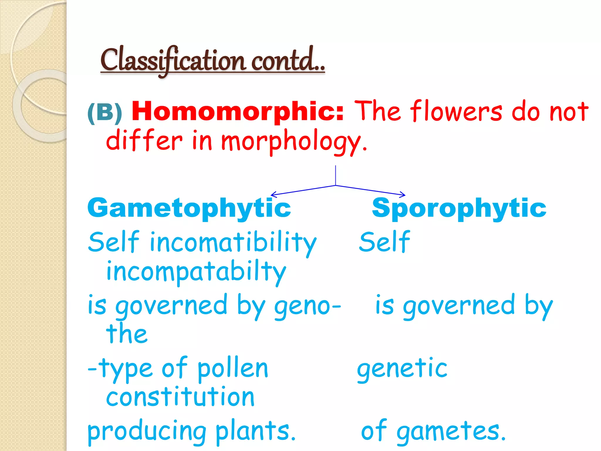 self incompatibility and male sterility | PPTX