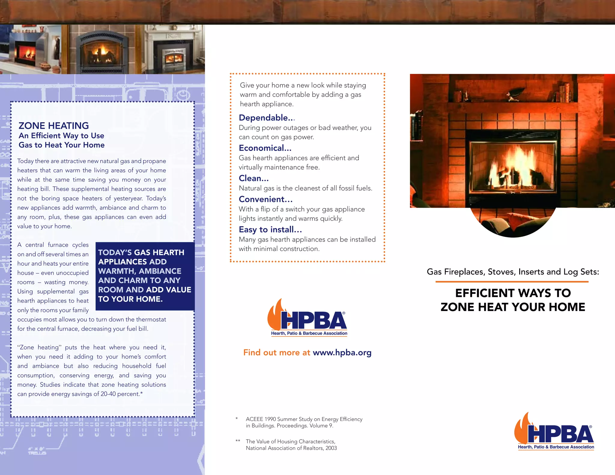 Hpba Gas Brochure Feb061 | PDF | Home Improvement | Home & Garden