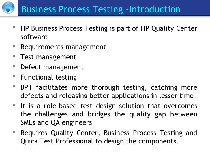 HP Business Process Testing