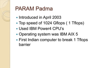 Indian Contribution towards Parallel Processing | PPTX
