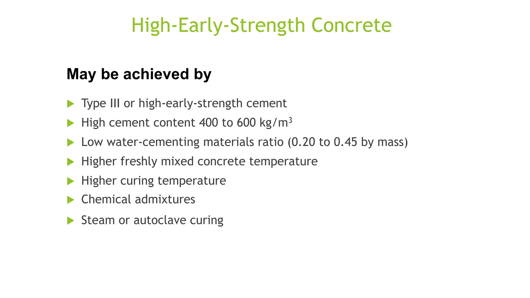 High Performance Concrete for Construction | PDF