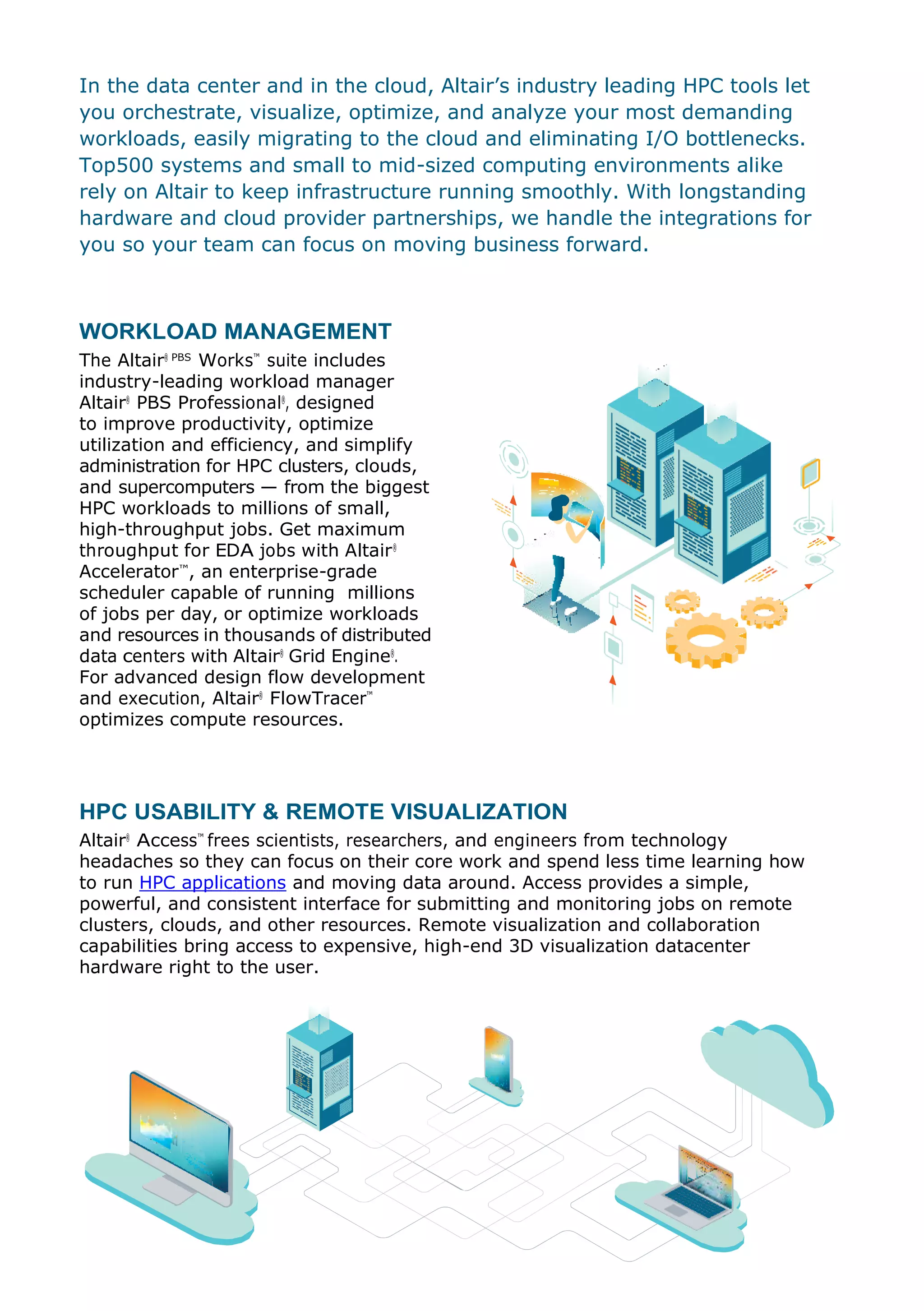 Altair High-performance Computing (HPC) and Cloud | PDF