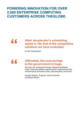 Altair High-performance Computing (HPC) and Cloud | PDF