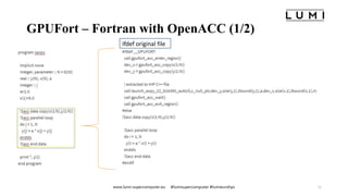 Exploring the Programming Models for the LUMI Supercomputer | PPT