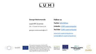 Exploring the Programming Models for the LUMI Supercomputer | PPT