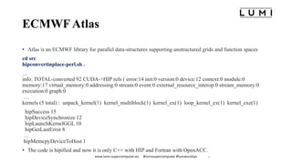 Exploring the Programming Models for the LUMI Supercomputer | PPT