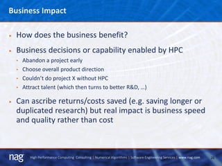 Measuring HPC: Performance, Cost, & Value | PPT