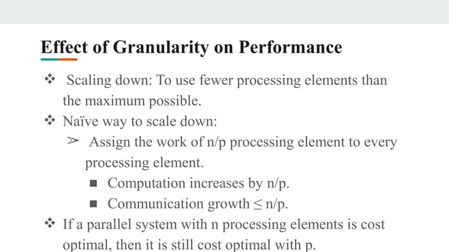 Analytical Models of Parallel Programs | PPT