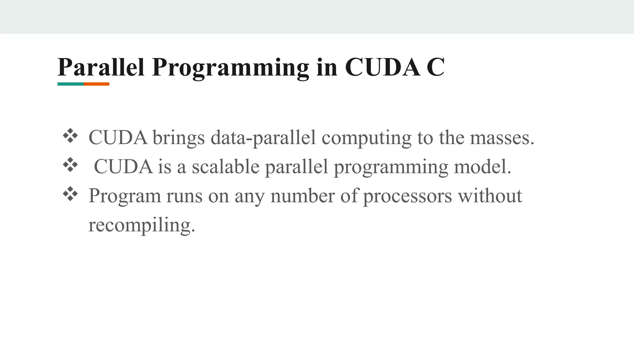 CUDA Architecture | PPT | Operating Systems | Computer Software and Applications