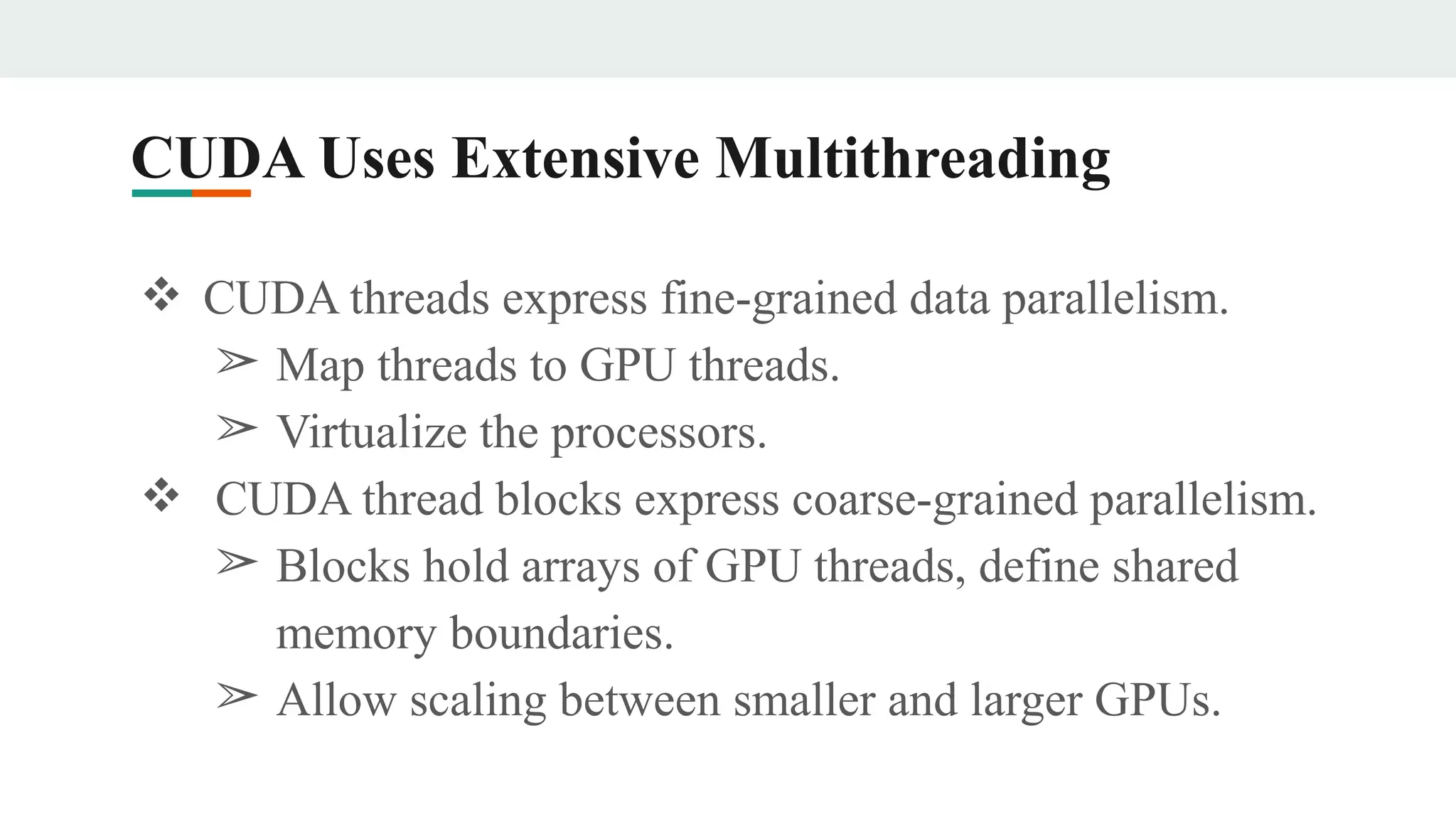 CUDA Architecture | PPT